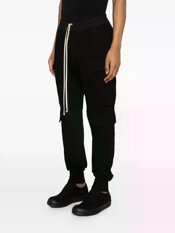 Rick Owens Mastodon Drawstring Cargo Pants - Black