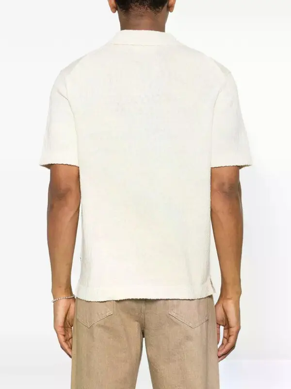Nn07 Randy Textured Polo Shirt