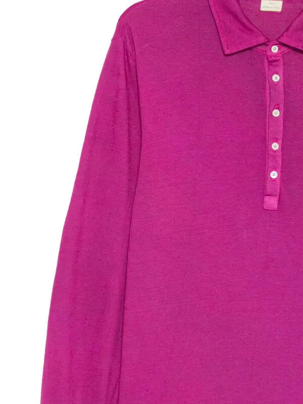 Massimo Alba Long-sleeve Polo Shirt - Pink