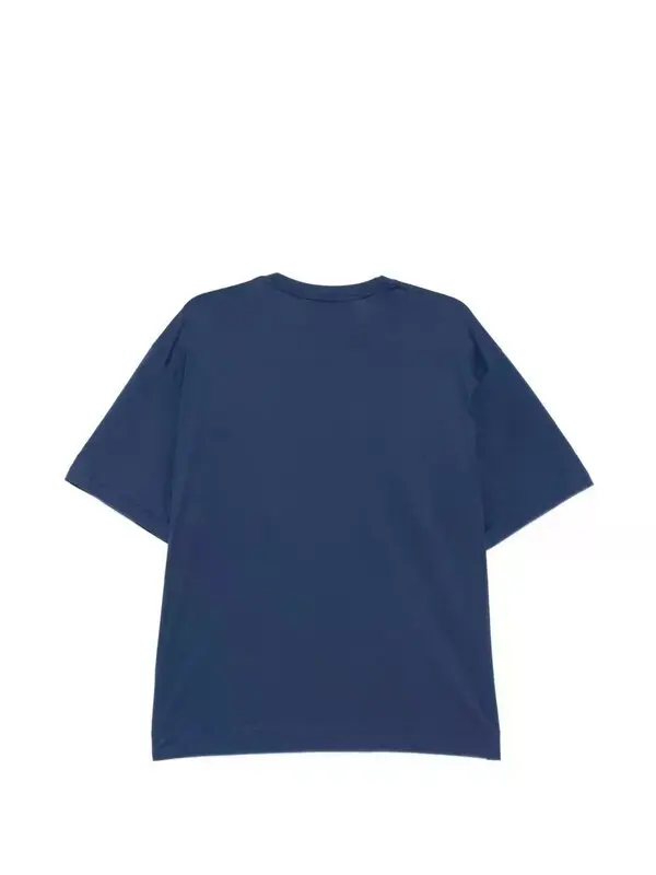 Massimo Alba Short-sleeve Cotton T-shirt - Blue