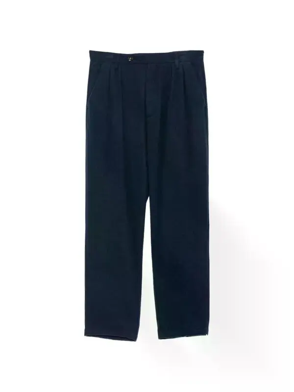 Massimo Alba Wool Pleated Trousers