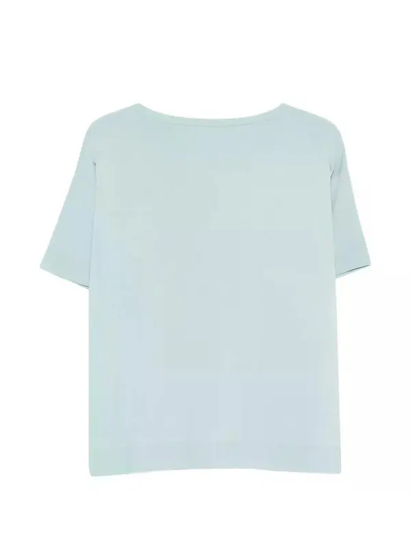 D.exterior Embellished Short-sleeve Top