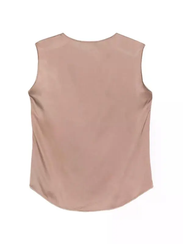 D.exterior Sleeveless Top - Neutrals