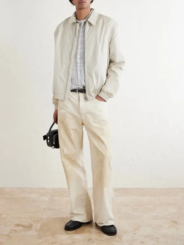Acne Studios Paint-splattered Straight-leg Jeans