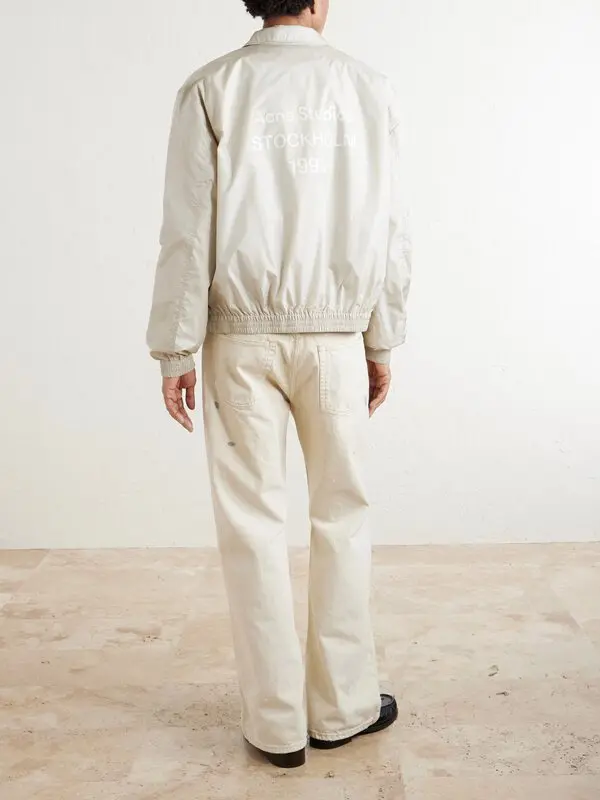 Acne Studios Paint-splattered Straight-leg Jeans