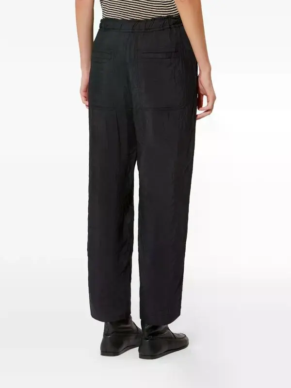 MARANT ETOILE Bilina Tie-waist Trousers - Black