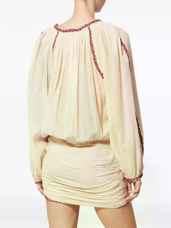 MARANT ETOILE Ludy Pleated Mini Dress