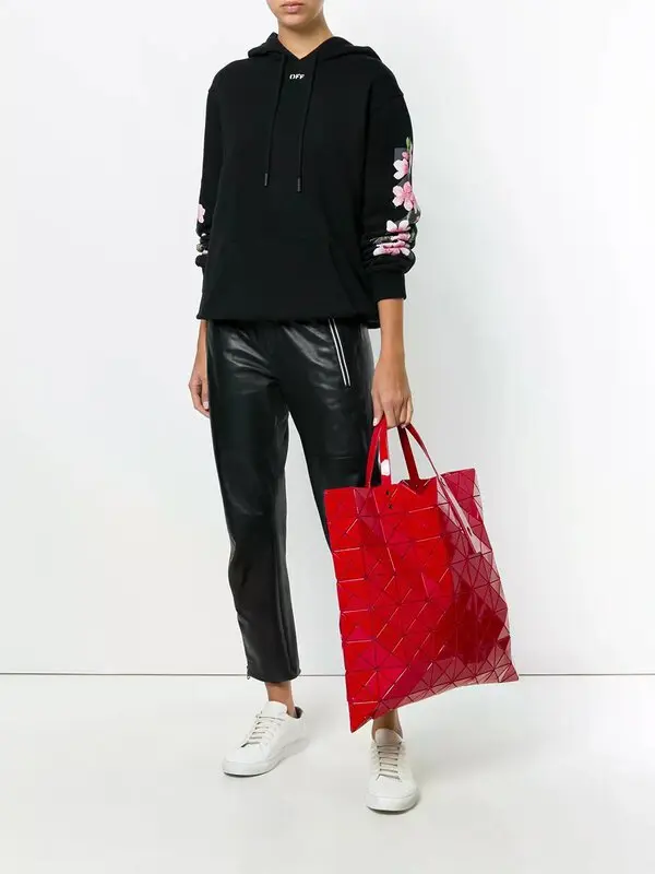 Issey Miyake Geometric Tote Bag - Red
