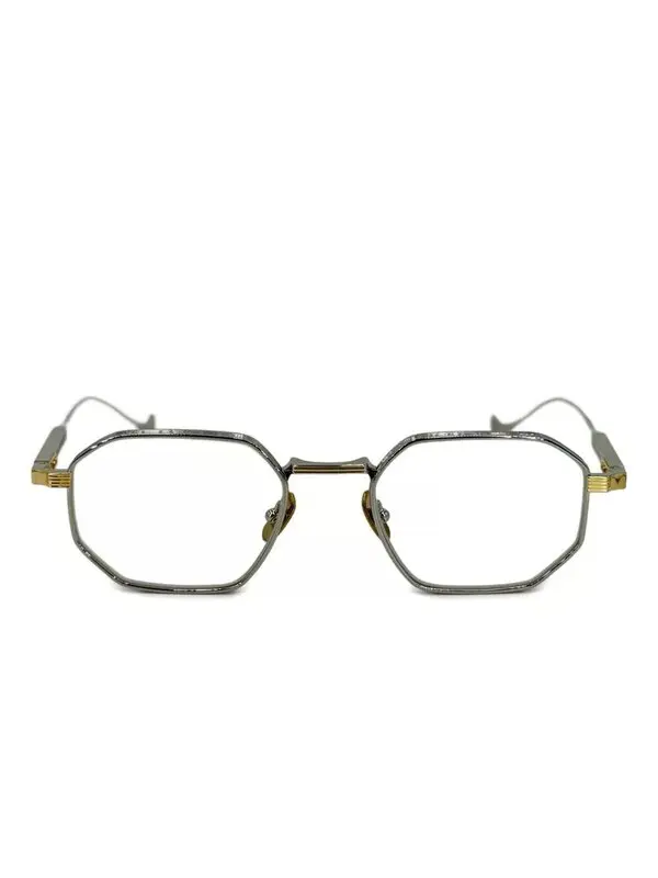 CUTLER & GROSS Octagon Frame Eyeglasses - Grey