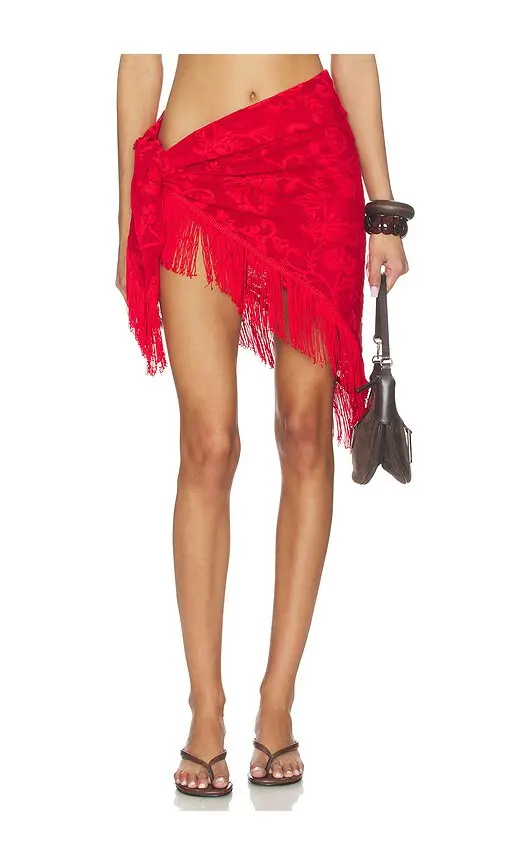 SNDYS. Lace Wrap Skirt