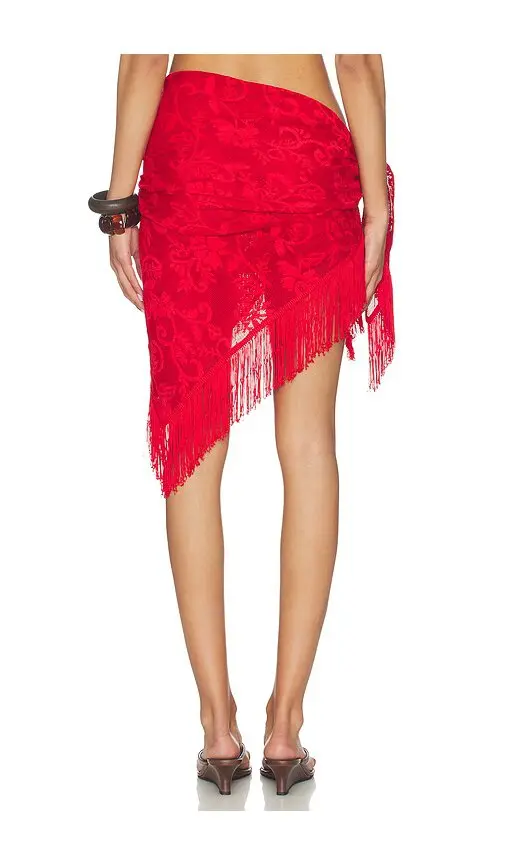 SNDYS. Lace Wrap Skirt