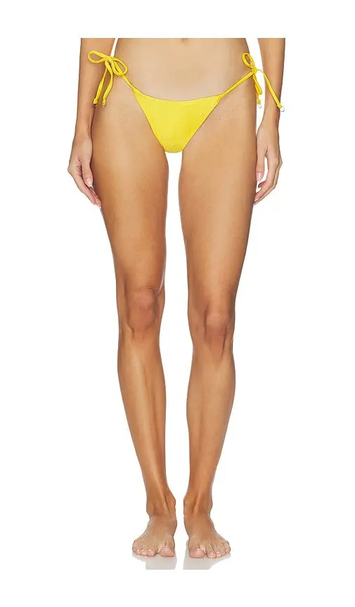 MAAJI Sunburst Side Tie Bikini Bottom - Bright Yellow