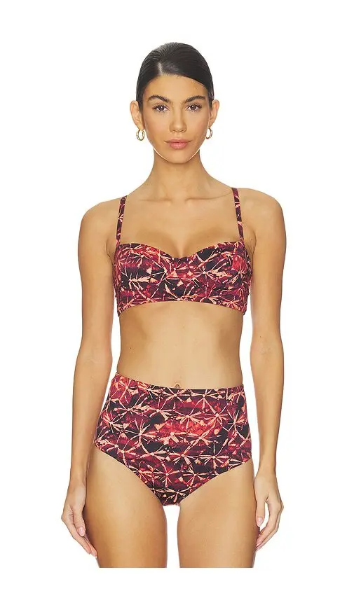 Ulla Johnson Zahara Bikini Top - Sumac