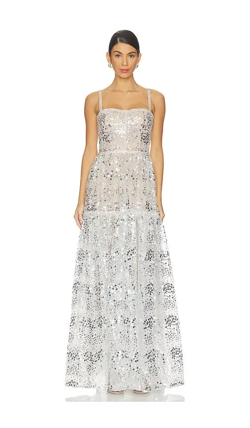 BRONX BANCO Midnight Embellished Gown