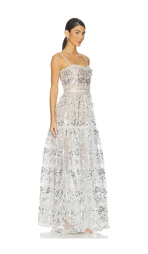 BRONX BANCO Midnight Embellished Gown