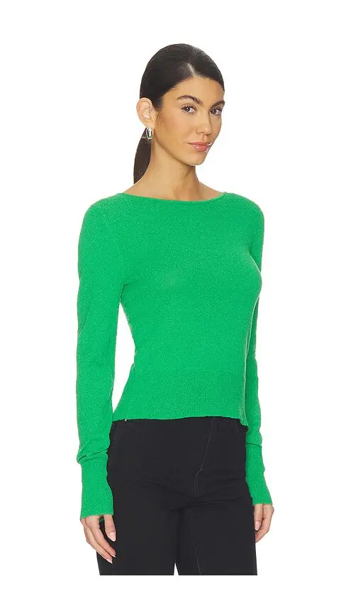 AKNVAS Lily Lace Up Knit Top