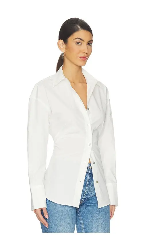 NIA Jules Shirt With Lace-up Back Detail