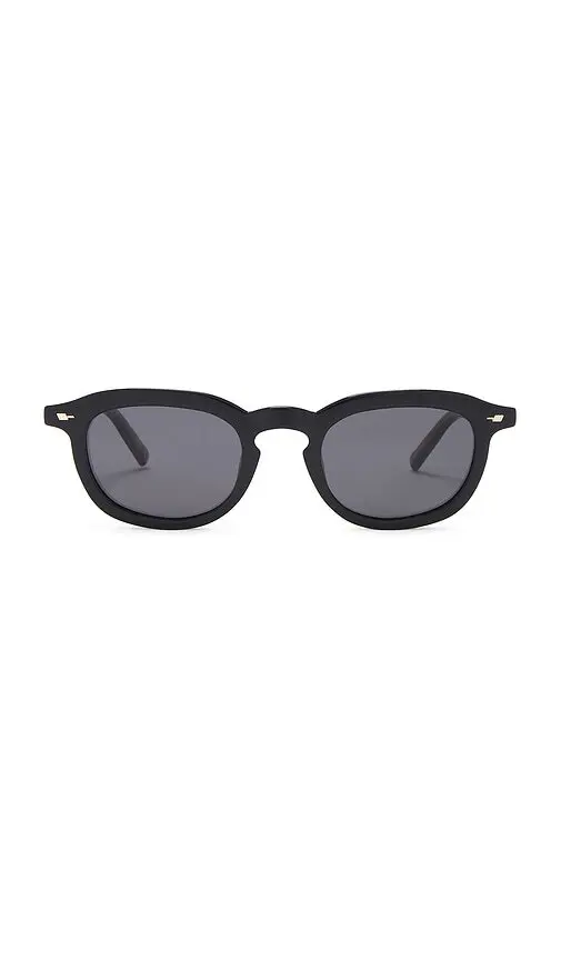 Le Specs Heart Throb Sunglasses - Black & Smoke Mono Polarized