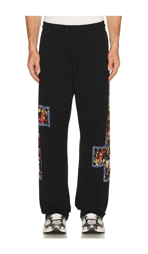 PLEASURES Blasphemy Cotton Pants - Black
