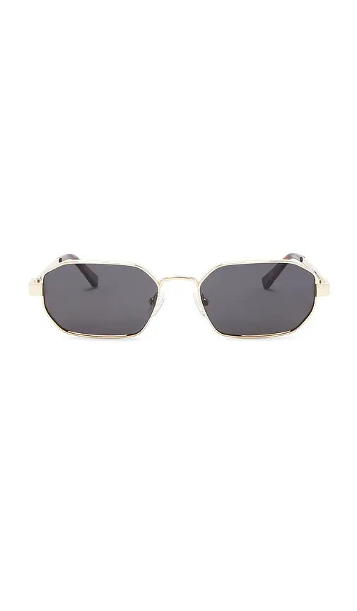 Le Specs Mythic Sunglasses - Gold & Smoke Mono Polarized