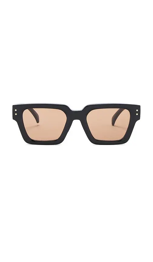 AIRE Transit Sunglasses - Black & Mocha Tint