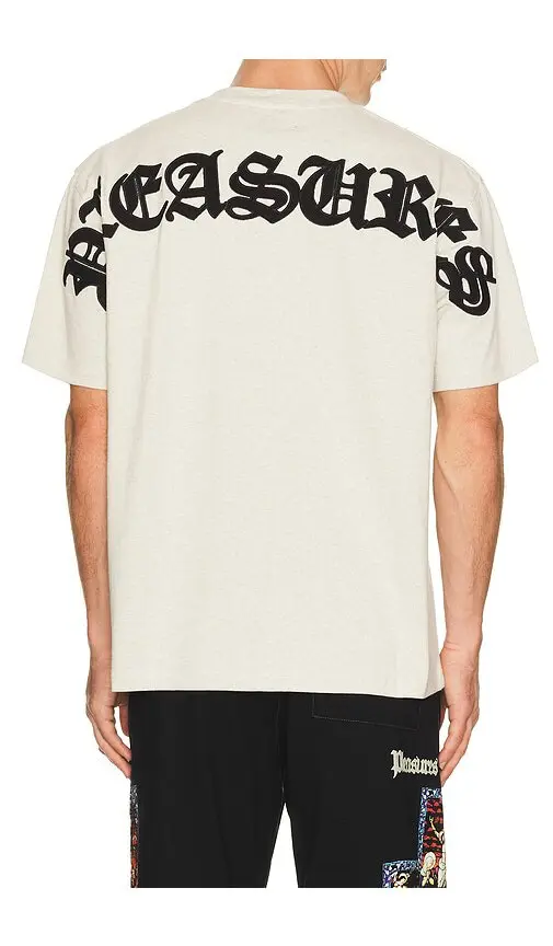 PLEASURES Neural Applique Shirt In Cream