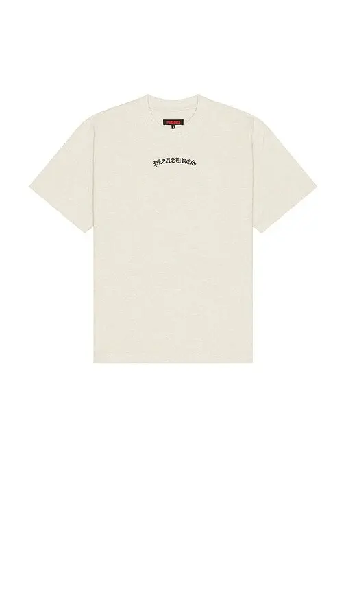 PLEASURES Neural Applique Shirt In Cream
