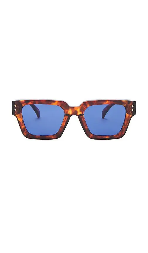 AIRE Transit Sunglasses - Rich Amber Tort & Navy Mono