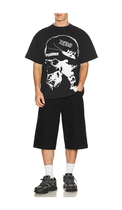 PLEASURES X Zero Skateboards Roaches T-shirt