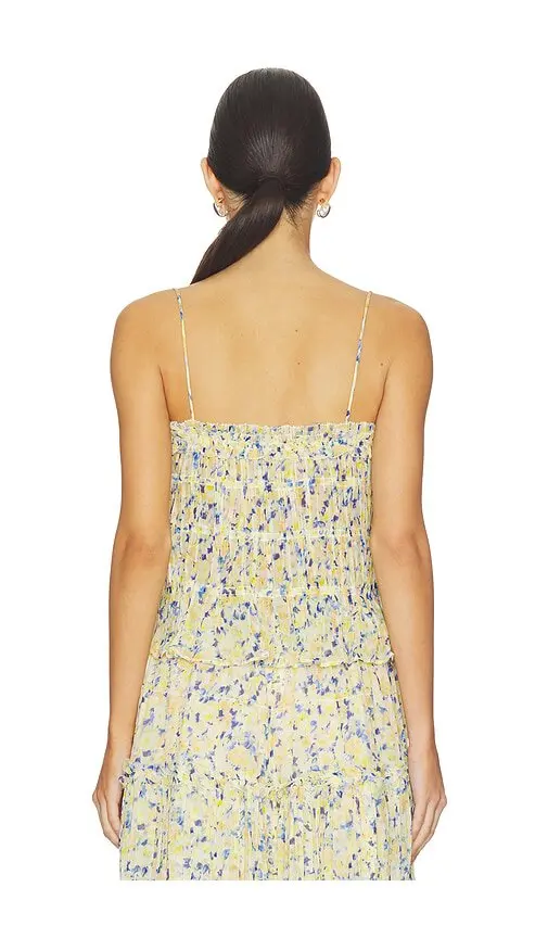 Ulla Johnson Florian Silk Tank Top - Daffodil