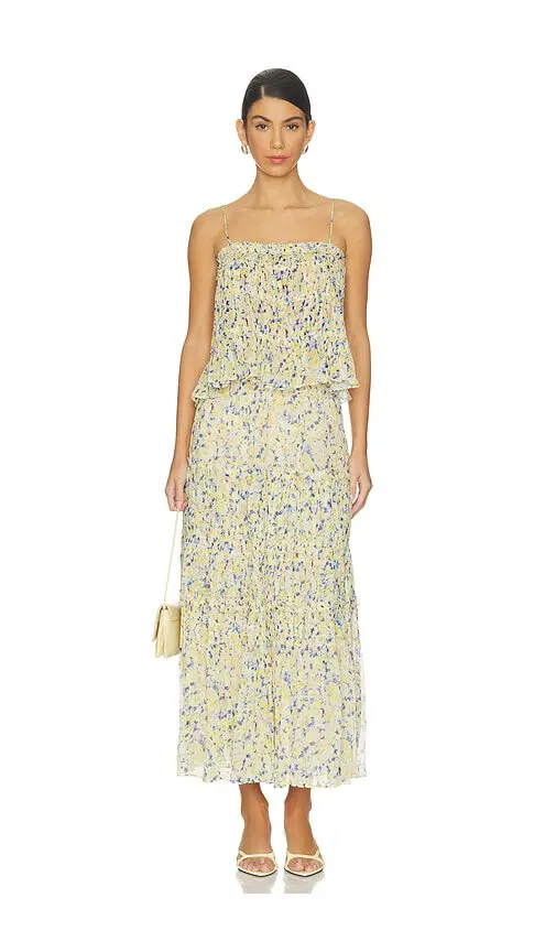 Ulla Johnson Florian Silk Tank Top - Daffodil