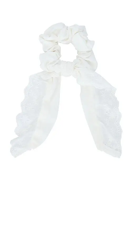 LOVERS AND FRIENDS Celia Scrunchie - Ivory