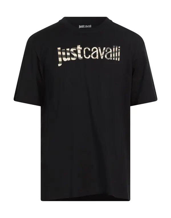 Just Cavalli T-shirt Size Cotton - Black