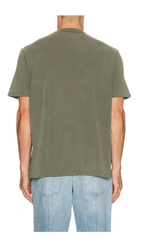 Our Legacy Box Tee In Green - Worn Olive