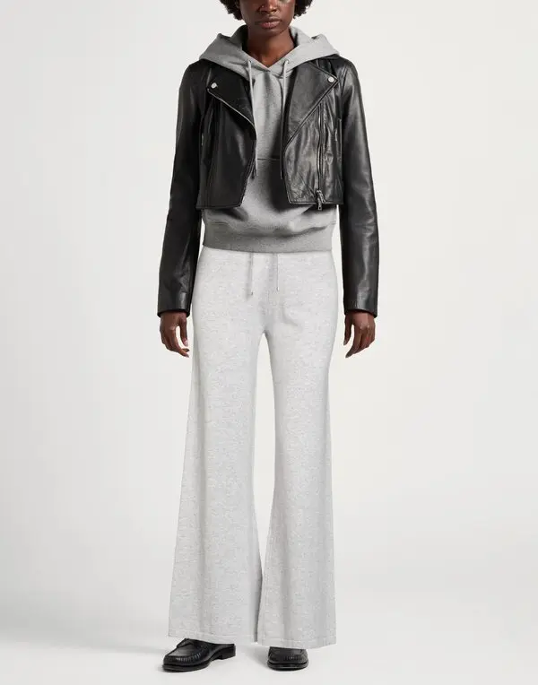 Eleventy Cashmere Wide-leg Pants