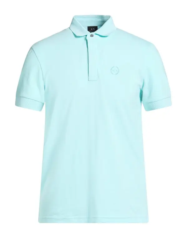 Armani Exchange Polo Shirt Size Cotton, Elastane, Polyester