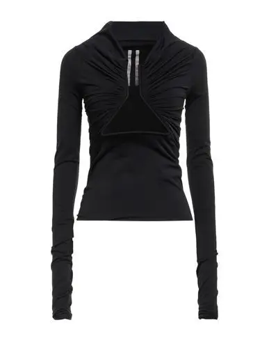 Rick Owens Top In Synthetic Jersey - Black