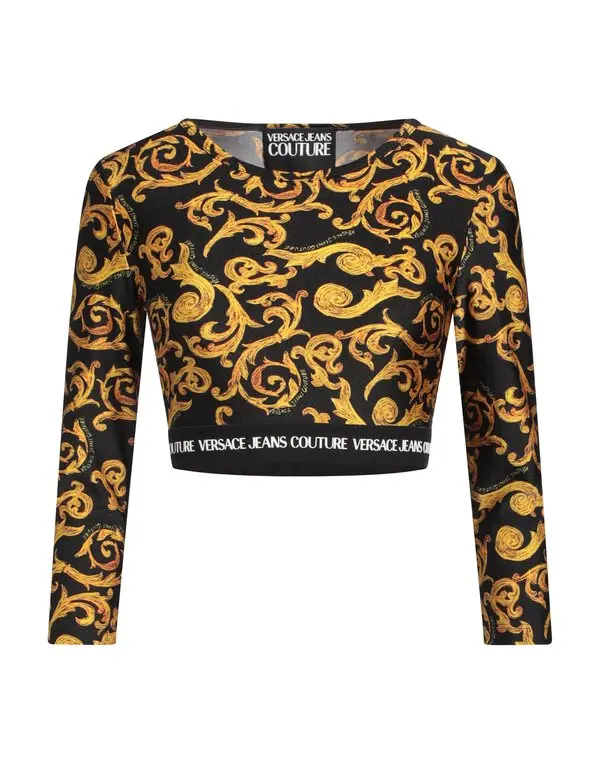 Versace Cropped Top - Black