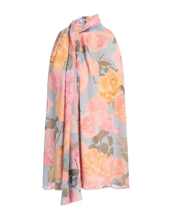 Balmain Floral Print Sleeveless Blouse