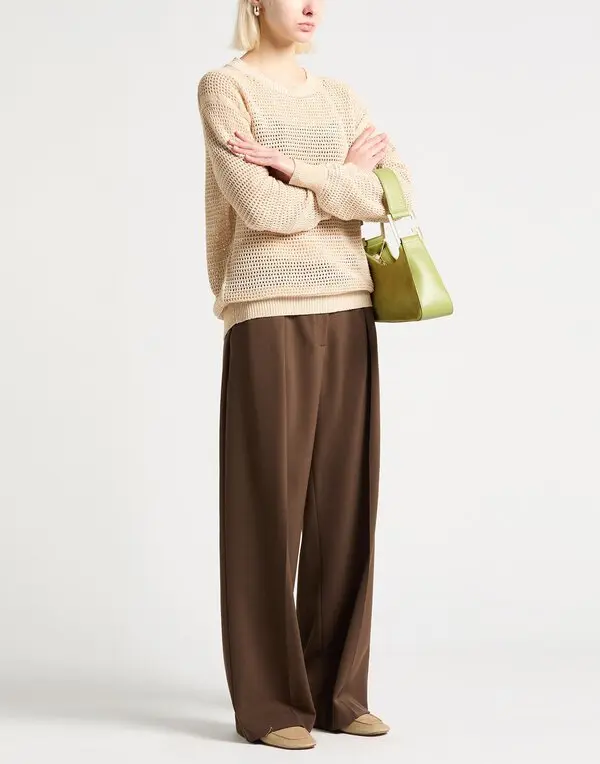 ROBERTO COLLINA Crewneck Open-knit Sweater