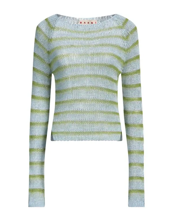 Marni Crewneck Striped Knit Sweater