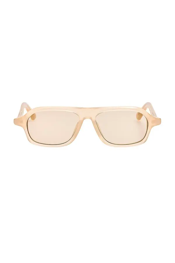 Jacquemus Bcane Sunglasses - Nude & Light Gold