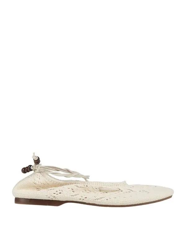 ALOHAS Ballet Flats - White