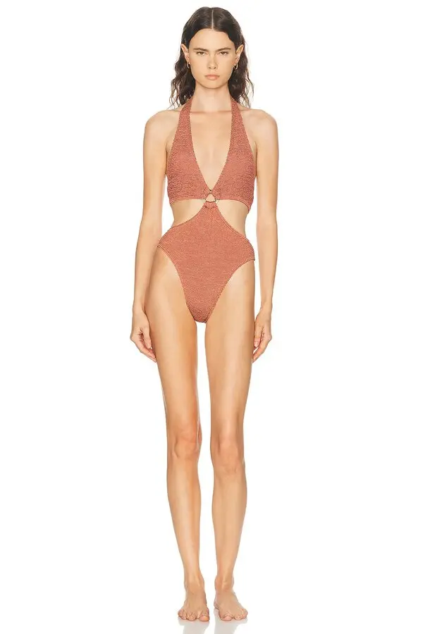 Bond Eye Celeste One-piece Swimsuit - Fawn Shimmer