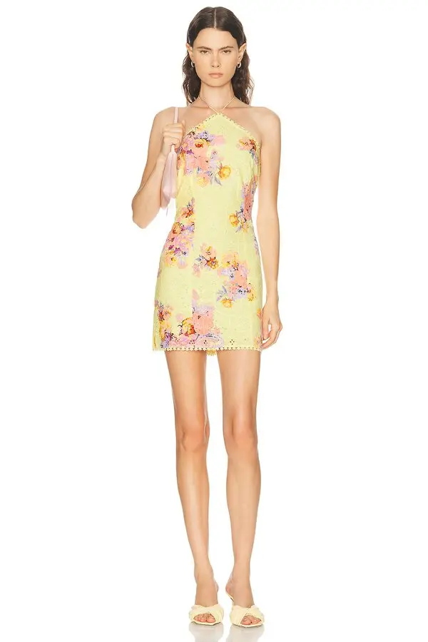 Hemant & Nandita Kysha Mini Dress - Yellow
