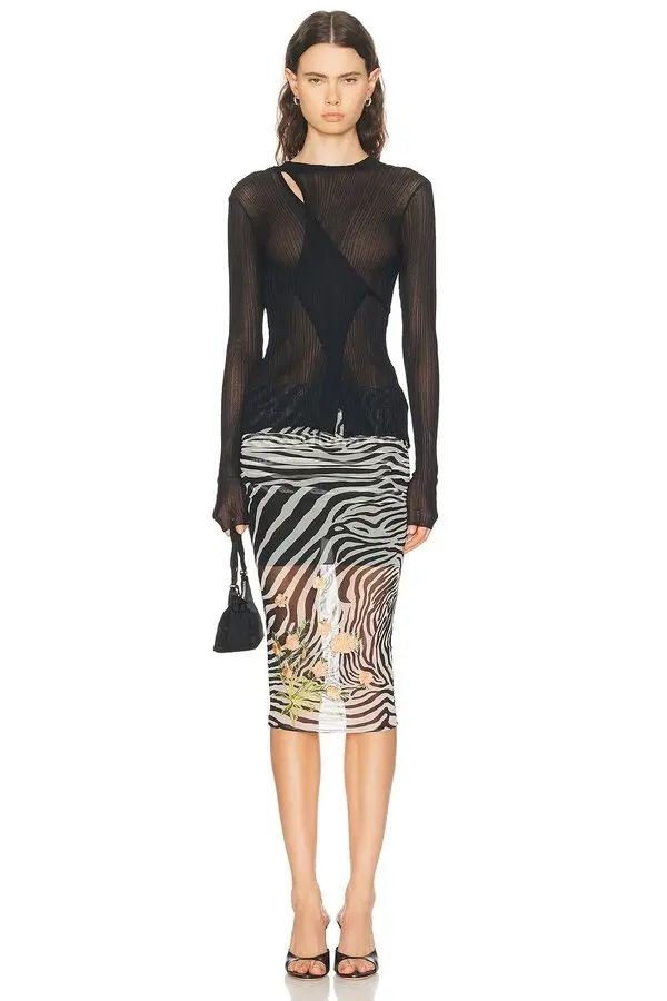 Blumarine Long Sleeve Top