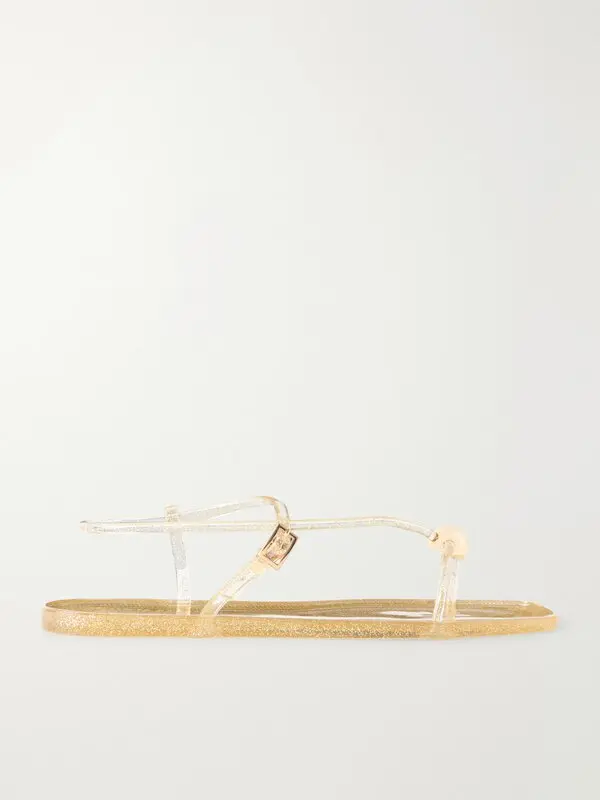 LOEFFLER RANDALL Dana Pvc Sandals - Gold
