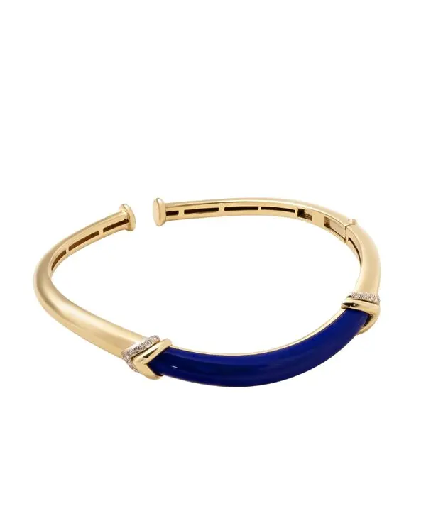 L'ATELIER NAWBAR 18-karat Lapis Lazuli, And Diamond Bangle - Gold