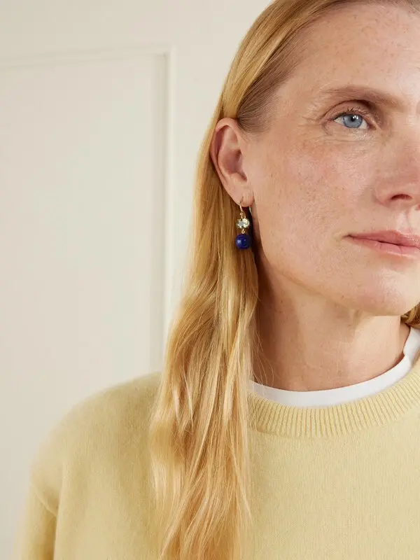 Irene Neuwirth Gumball 18-karat Gold Multi-stone Drop Earrings