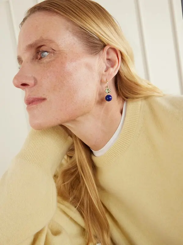 Irene Neuwirth Gumball 18-karat Gold Multi-stone Drop Earrings